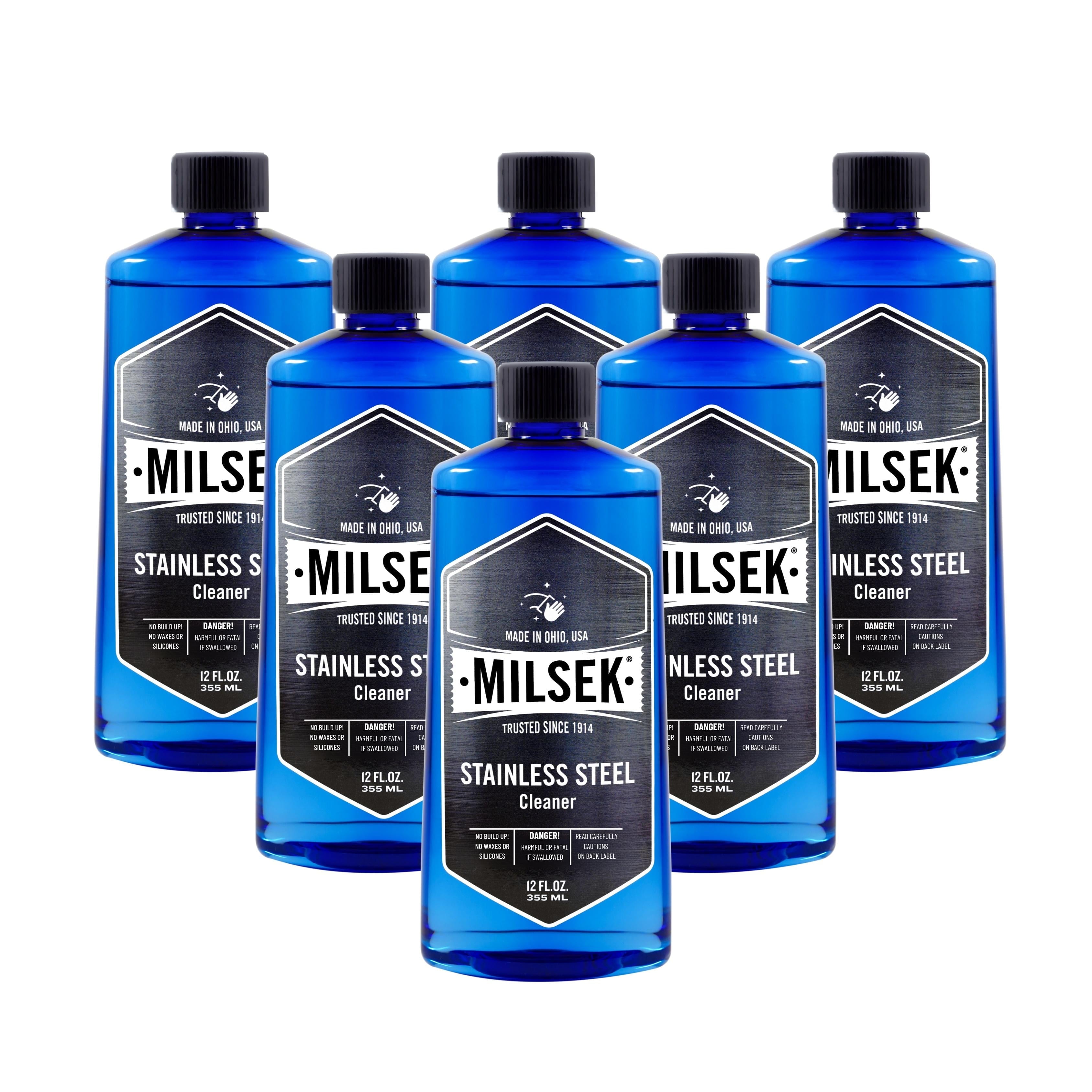 Milsek Stainless Steel Cleaner 12-Ounce, 6 bottles (6-pack) - Walmart.com