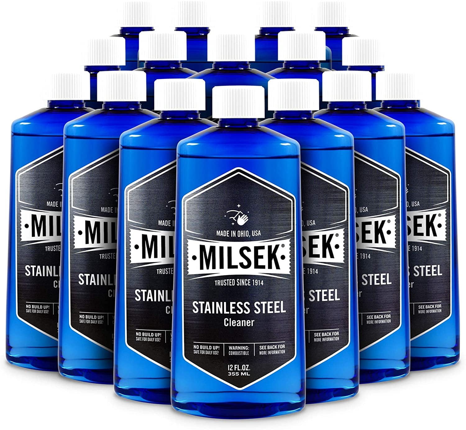 Milsek Stainless Steel Cleaner, 12-Ounce, Pack of 16 - Walmart.com