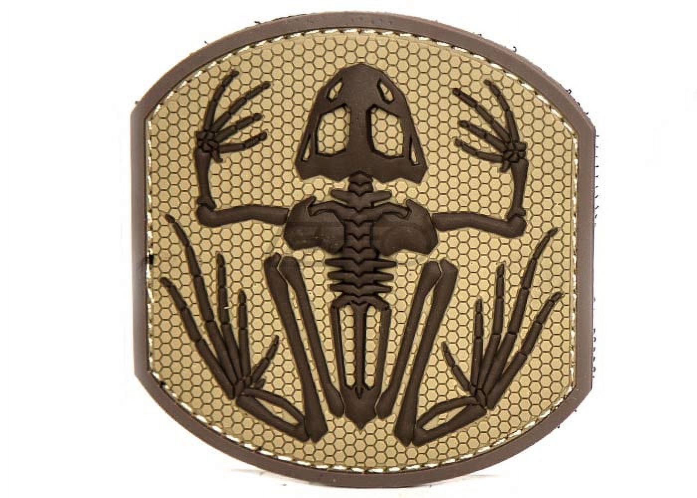 Milspec Monkey Mil-Spec Monkey Frog Skeleton PVC Patch ( Desert ) Size: 2.8" x 2.9" - Walmart.com