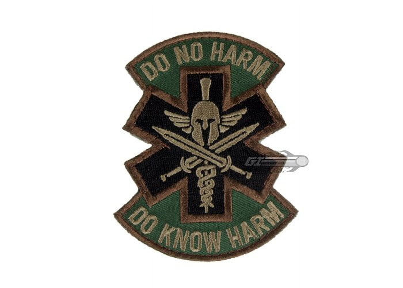 Milspec Monkey Mil-Spec Monkey Spartan Do No Harm Patch ( Forest ) Size: 2" x 3" - Walmart.com