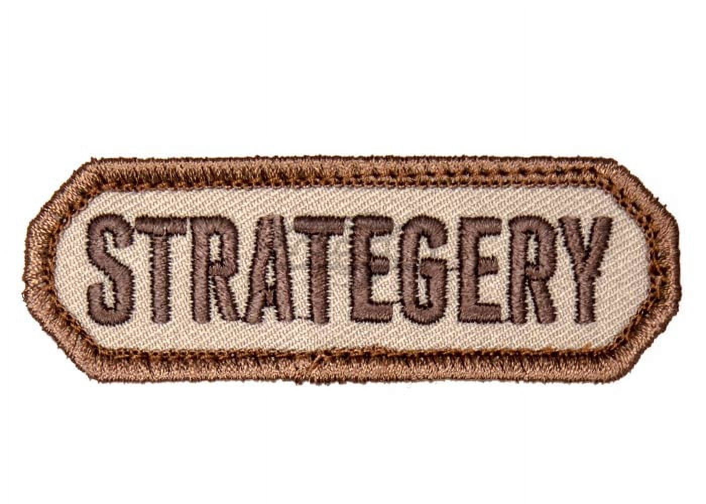 Milspec Monkey Mil-Spec Monkey Strategery Patch ( Desert ) Size: 1"W x ...