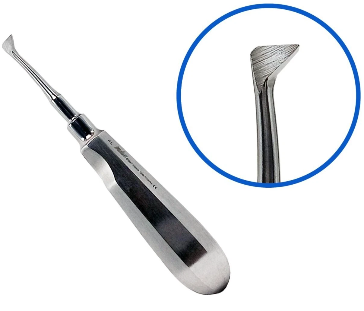 Miltex Integra DEL 4L Seldin Elevator Left Tip Stainless Steel – Made ...