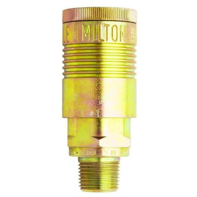 Milton- 0.38 in. G-Style Interchange Series Male Body Coupler - Walmart.com