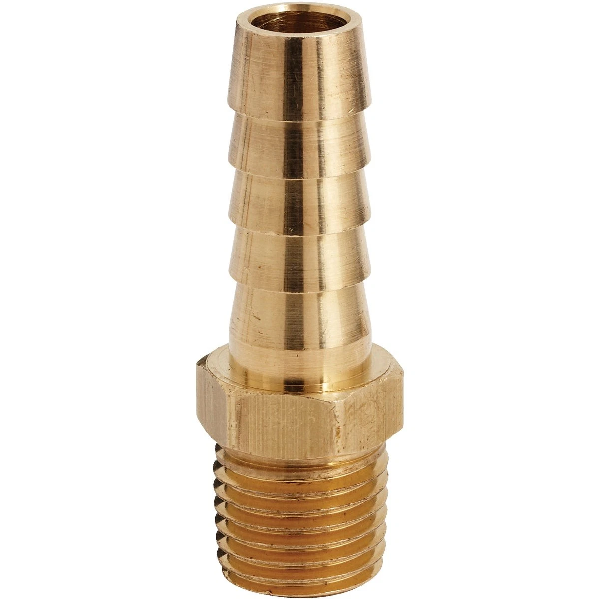 Milton 3/8 In. Barb 1/4 In. Mnpt Brass Hose End (2-Pack) S-602 Milton S ...