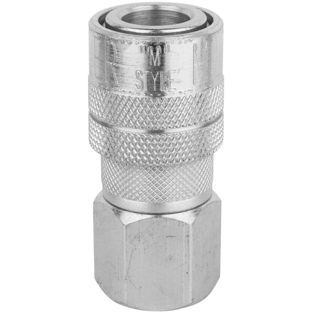 Milton 3/8In Fnpt Industrial Interchange M Style Quick Connect Steel ...