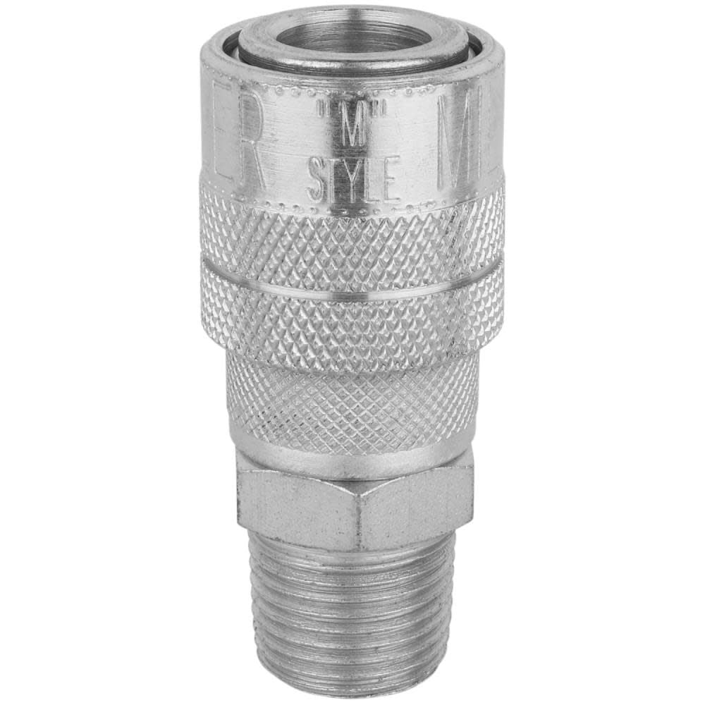 Milton 3/8In Mnpt Industrial Interchange M Style Quick Connect Steel ...