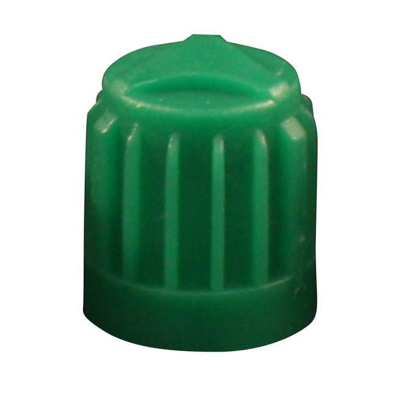 Milton 438 TR VC8 Green Plastic Dome Cap - Box of 100 - Walmart.com