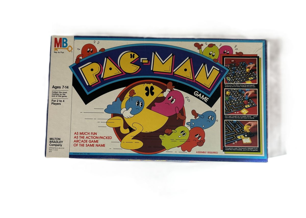 Milton Bradley 1982 Pac-Man Board Game in V/G Condition - Walmart.com