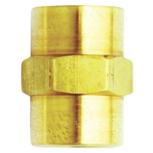 Milton Brass Hex Fitting 1/4NPT FEML COUPLING, Each - Walmart.com