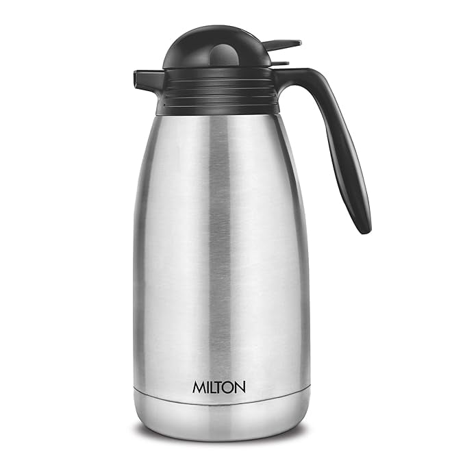 Milton Carafe 2000 Stainless Steel Double Walled Vacuum Insulated Flask ...