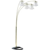 Milton Green Stars Tall Modern Arc Silvia 90-Inch Adjustable Floor Lamp ...