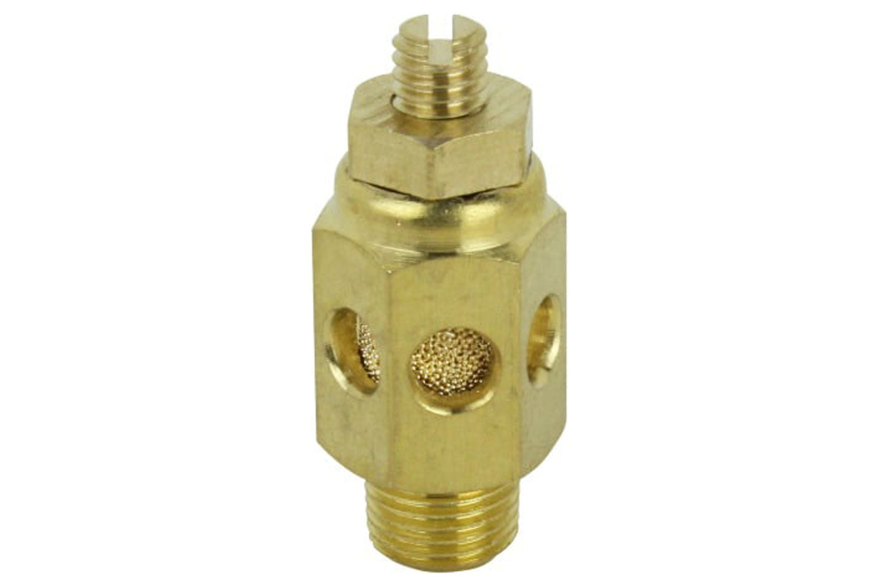 Milton High Flow Speed Control Exhaust Muffler, 1/8” MNPT -Silencer ...