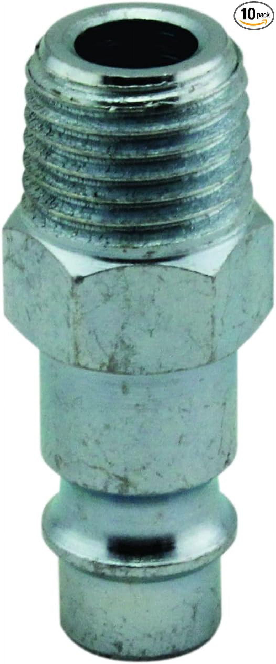 Milton Industries 760-1 1/4" MNPT HIGHFLOWPRO V-Style/European Interchange Steel Air Plug ...