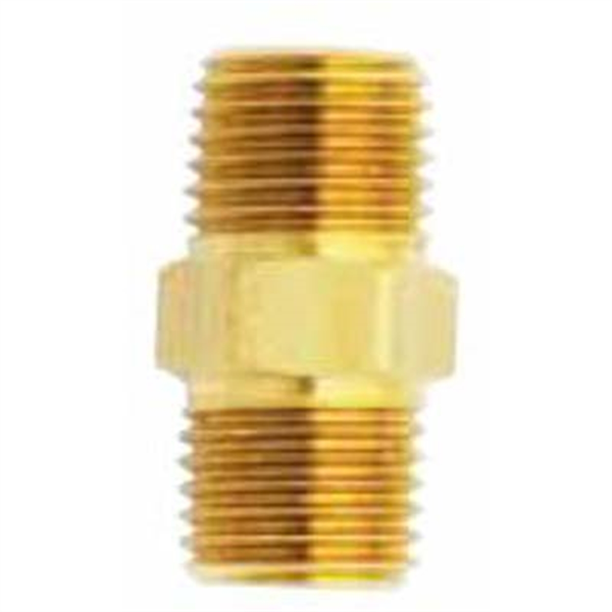 Milton Industries M. Hex Nipple, 3/8" x 3/8" NPT, 2/cd - Walmart.com