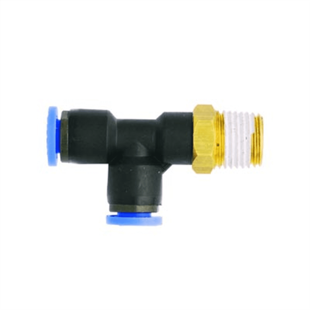 Milton Industries SWVL RUN "T" Tube 1/4" OD, 3/8 MNPT - Walmart.com