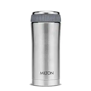 Milton Optima 350 Thermosteel Hot and Cold Flask, 350 ml, Silver ...