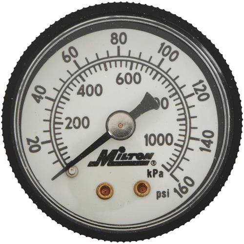 Milton Pressure Gauge 1/4NPT BOT MOUNT GAGE, Each - Walmart.com
