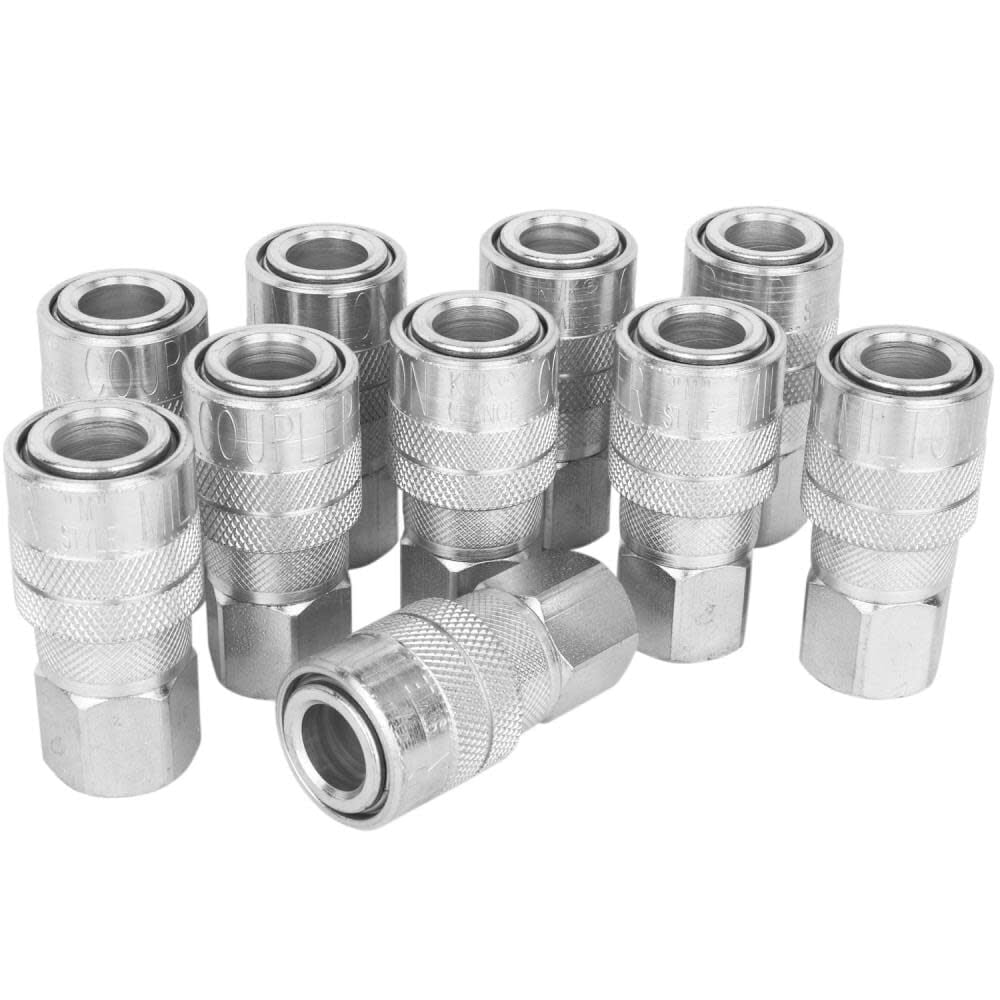 Milton Quick-Connect Steel Coupler 1/4In Fnpt Industrial Interchange (M ...