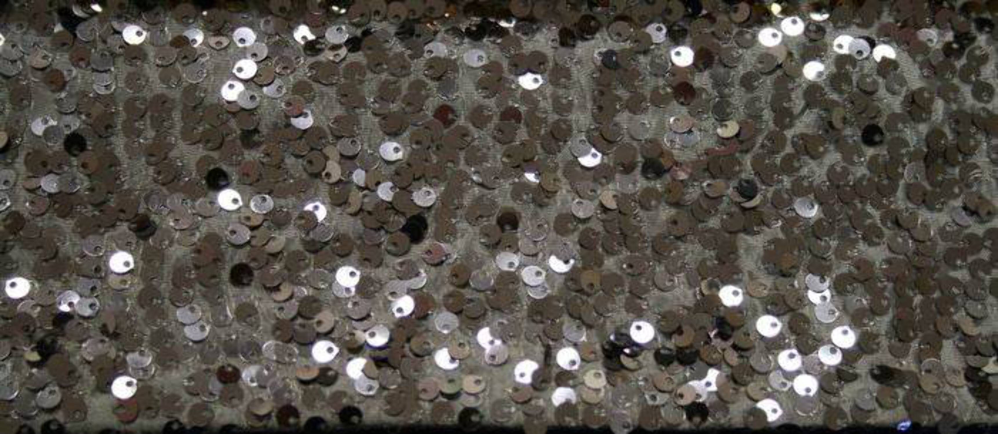 Milton Taffeta Sequin Fabric, 54 Inch. in Width, Gray / Cut by the Yard ...