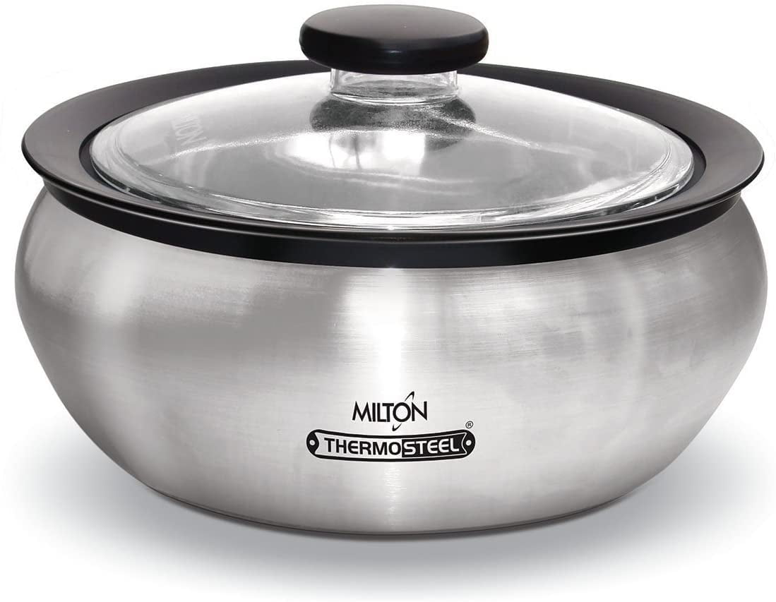Milton Thermoware Stainless Steel Insulated Casserole Keep Hot/Cold ...