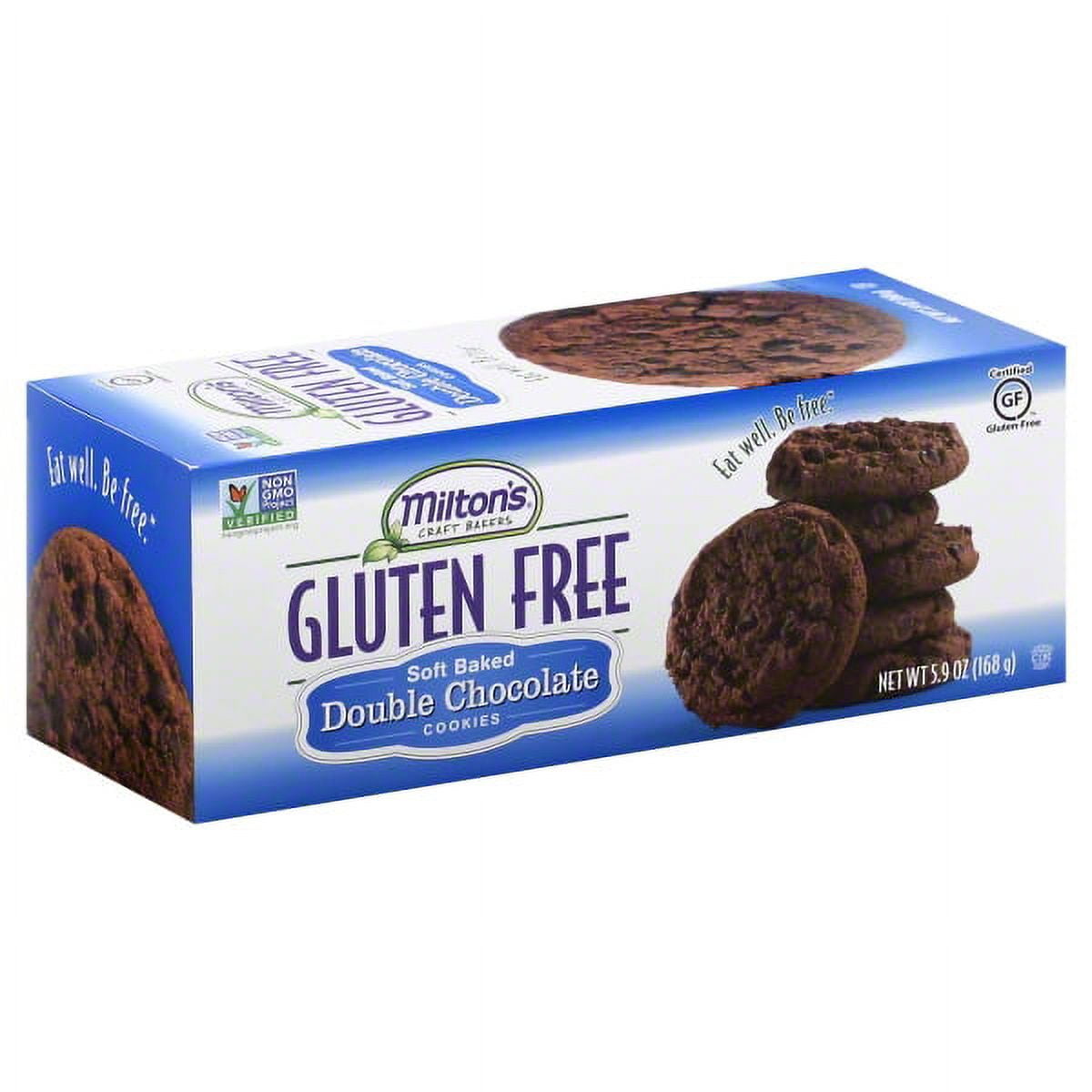 Miltons Gluten Free Soft Baked Double Chocolate Chip Cookies 5 9 Oz