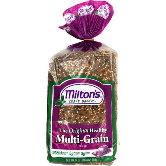 Milton's Original Healthy Multi-Grain Bread, 24 oz, Shelf Stable ...