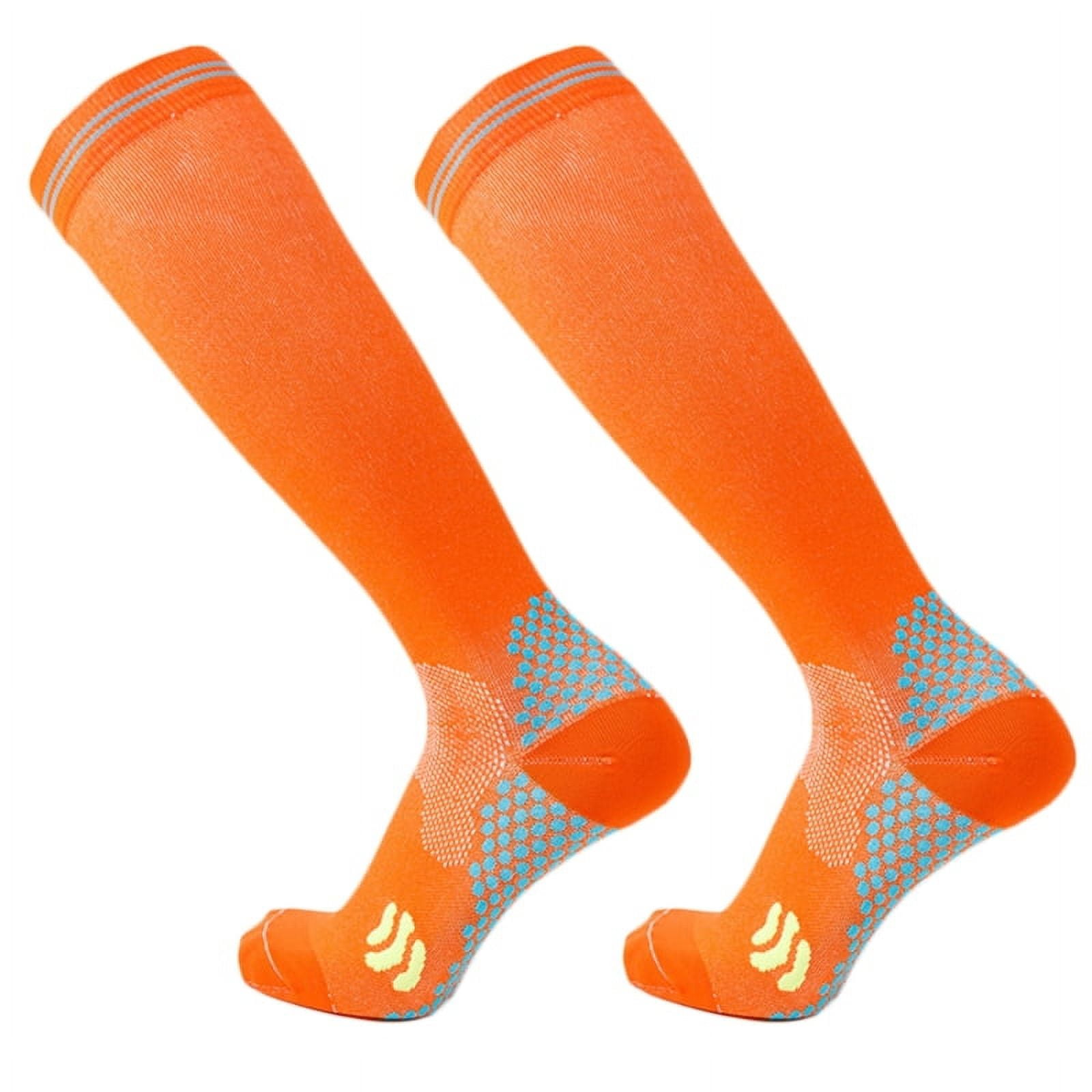 Milue 1 Pair 3D Dots Cushioned Circulation Running Compression Socks ...