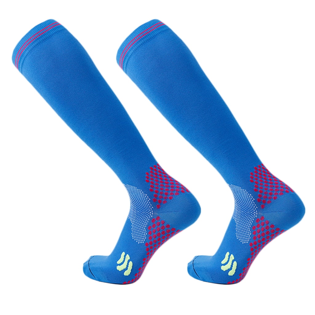 Milue 1 Pair 3D Dots Cushioned Circulation Running Compression Socks ...