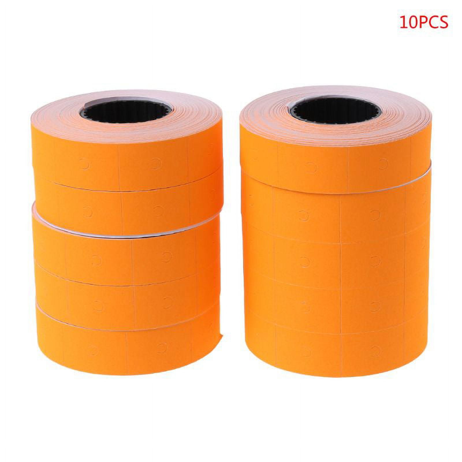 Milue 10 Rolls 5000 Pieces Double Row Colorful Price Label Paper Tag ...