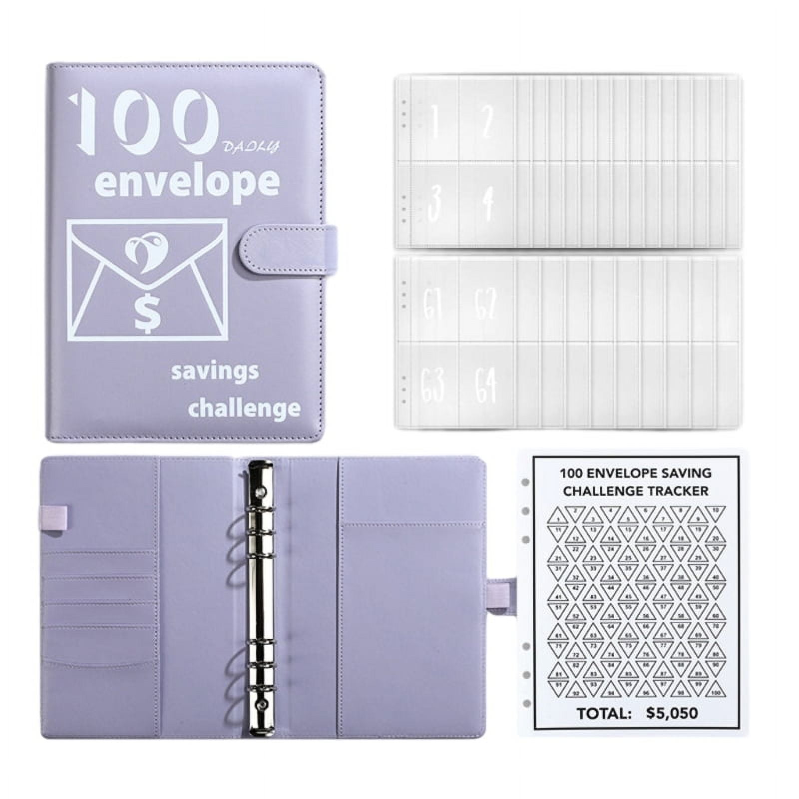 Milue 100 Days Money Saving Notebook Budget Binder Planner for ...