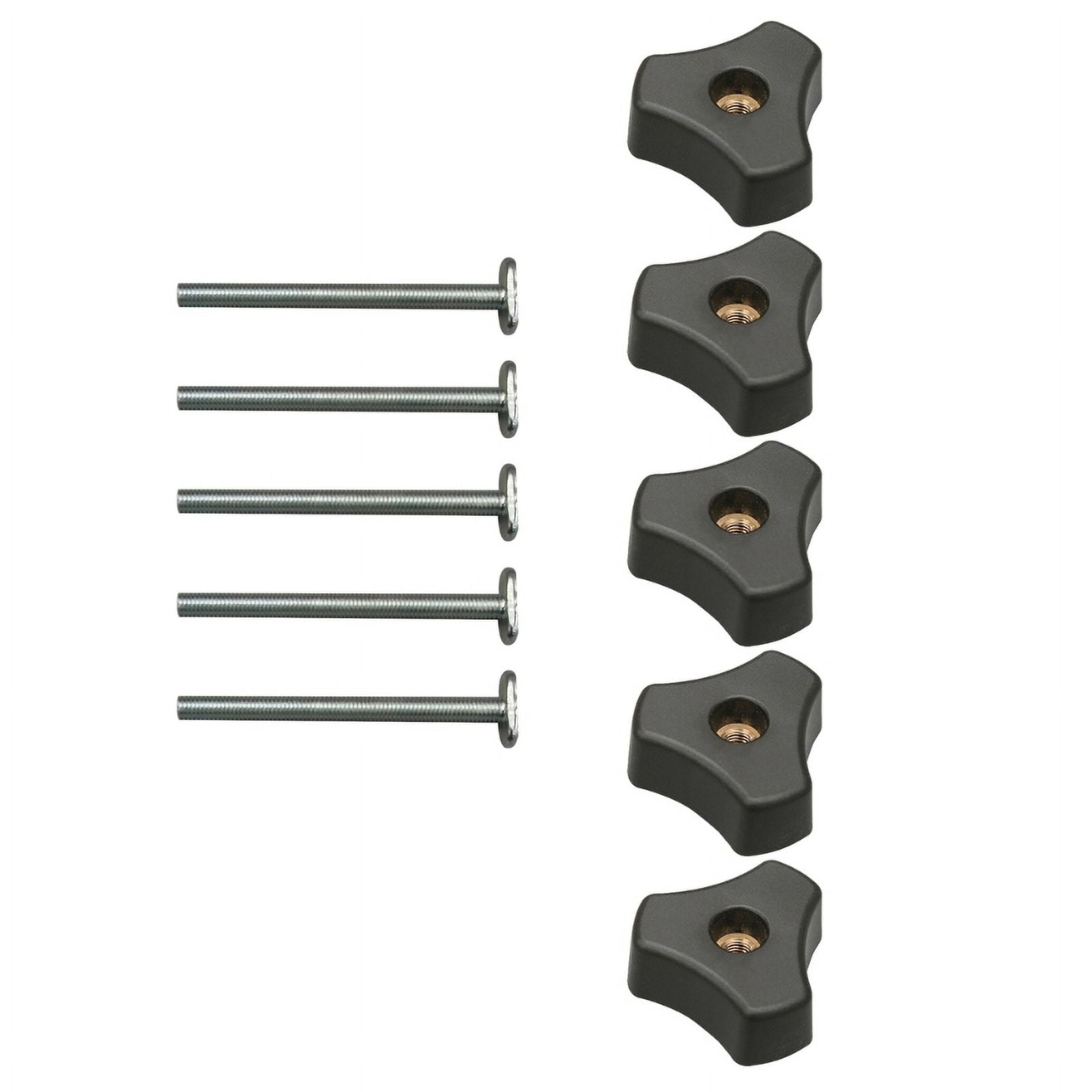 Milue 10Pcs/Set T Shaped Bolt Accessories with Plastic T Nuts T Track ...