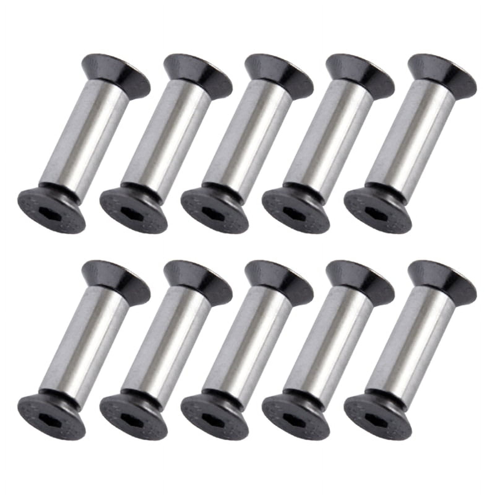 Milue 10pcs Knife Handle Bolt Rivets Scale Screw Fastener Nut DIY YFS ...