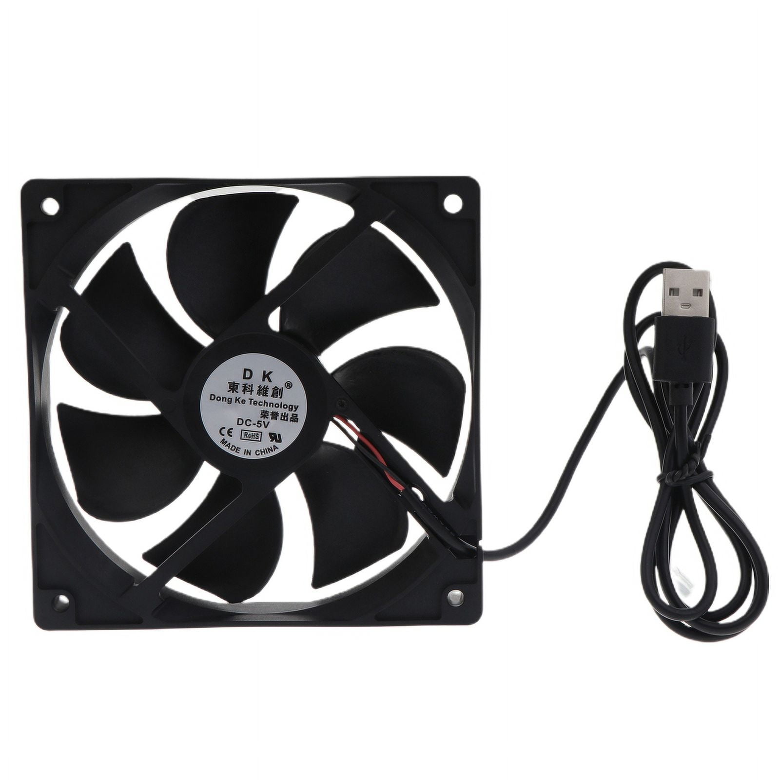 Milue 120x120x25mm CPU Cooling Fan for DC 5V 2pin Silent Cooling Fan ...