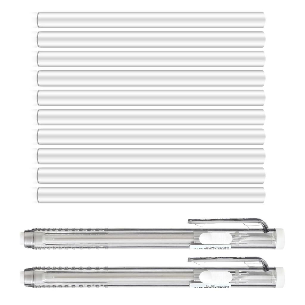 Milue 12x Pen Style Painting Erasers Pencil Erasers Retractable ...