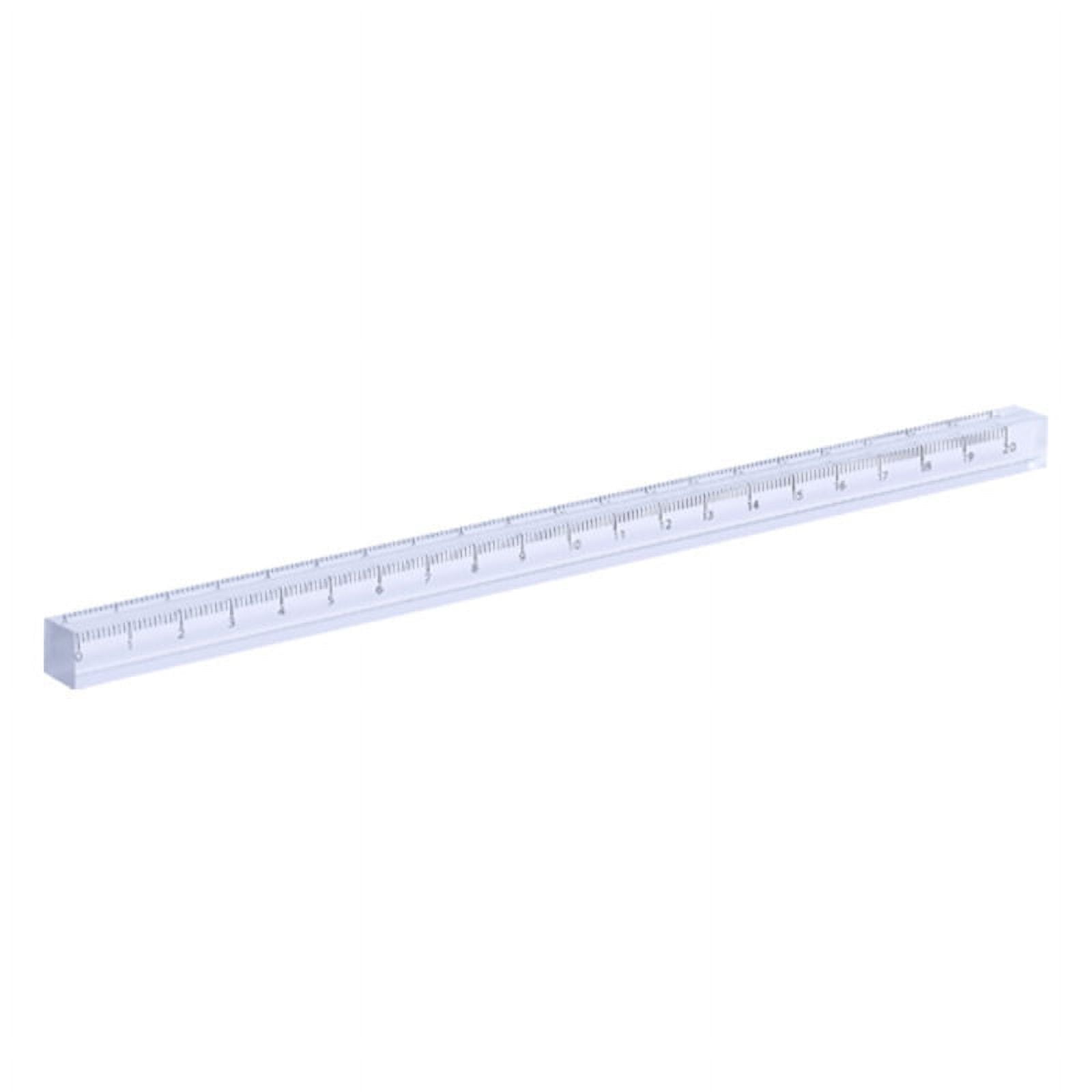 Milue 15cm/20cm/30cm Plastic Ruler Portable Mathematics Ruler for ...