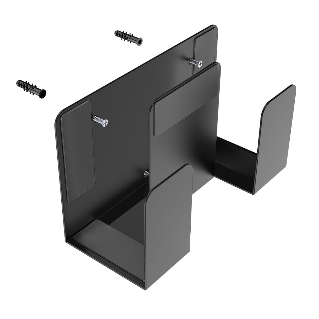 Milue 2 Layer Laptop Wall Mount Wall Shelf for Organizing 2 Devices ...