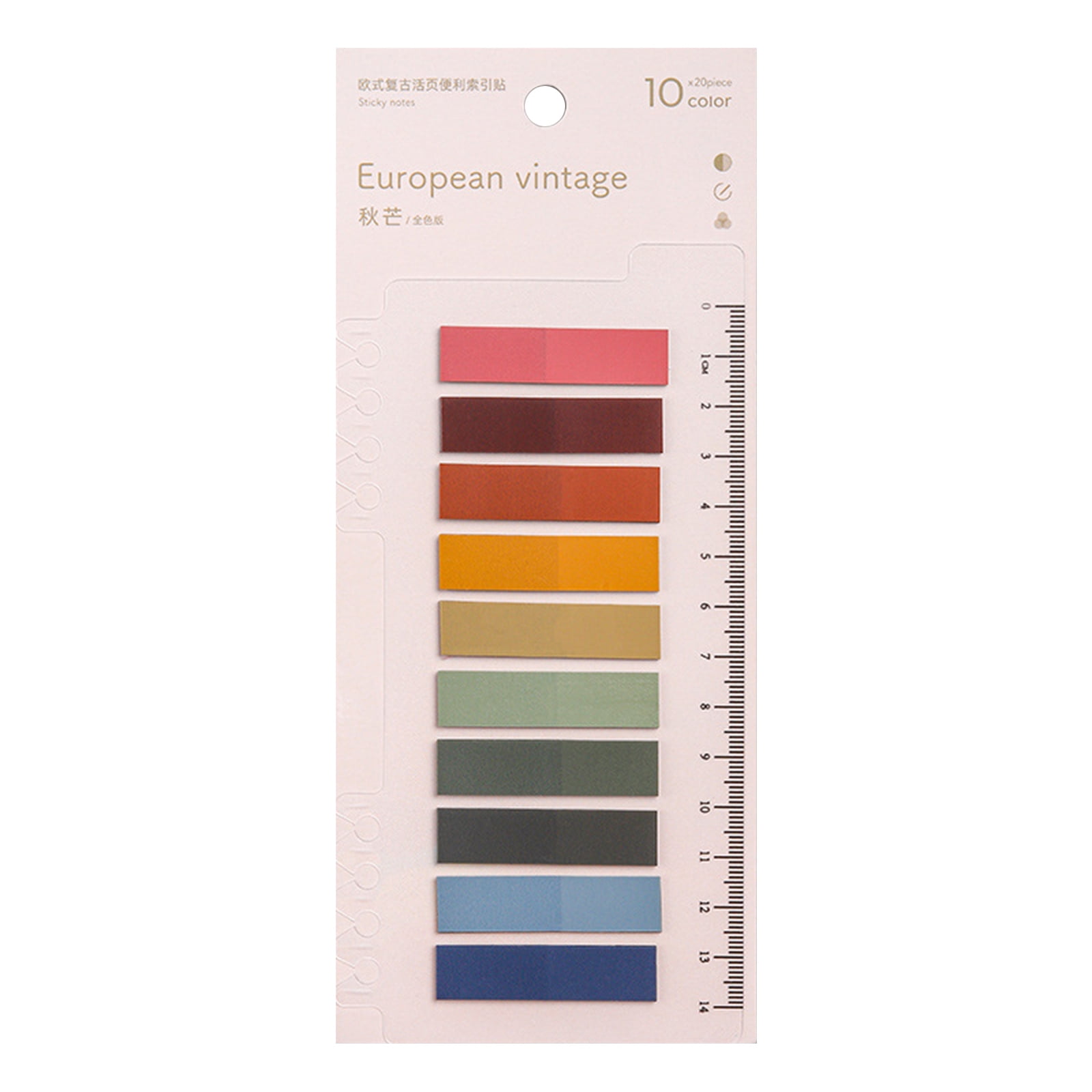 Milue 200Pcs Mini Index Stickers with Binder Divider Sticky Notes Flags ...