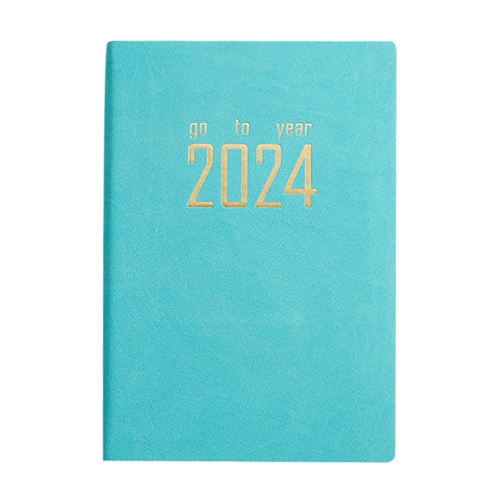 Milue 2024 Academic Planner Notebook Ribbon Page Mark Daily Page ...