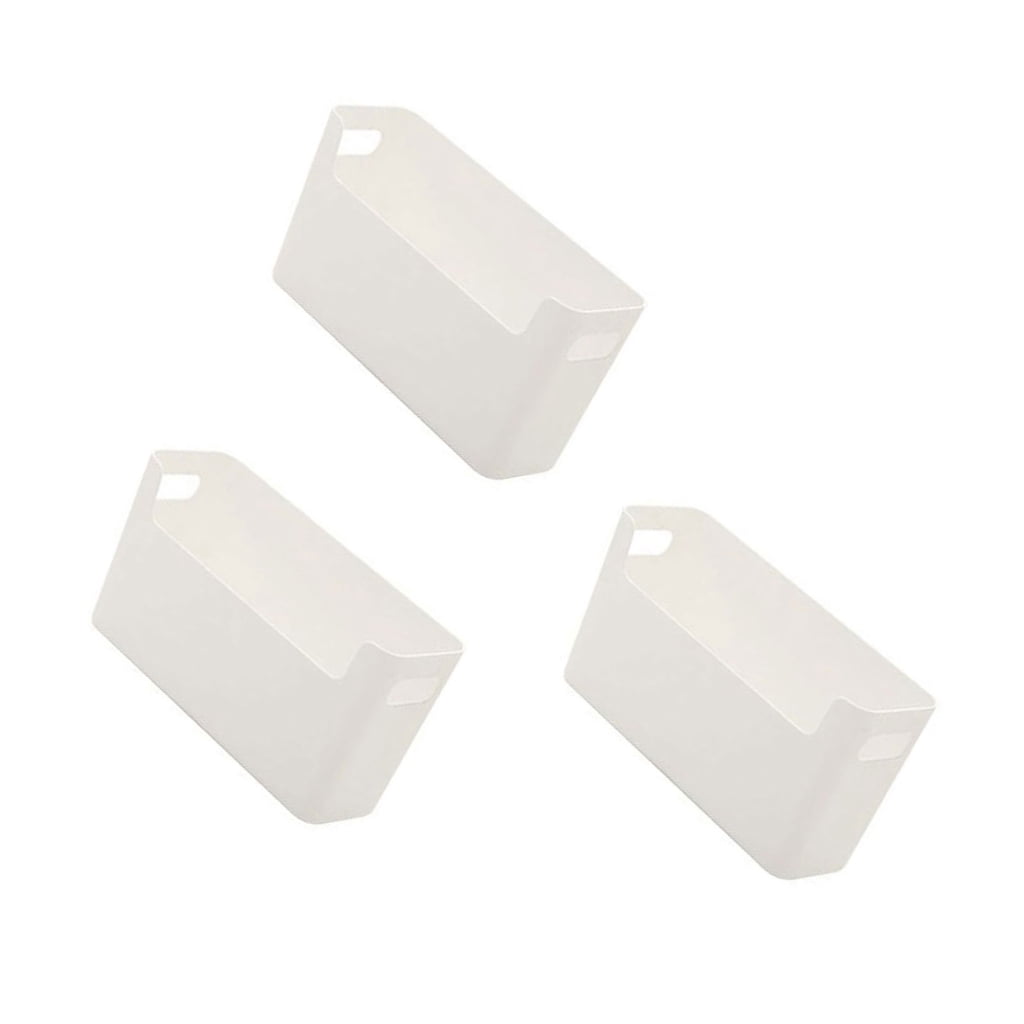 Milue 3Pcs Wall Mounted Organizing Box Space Saving Storage Solution No ...
