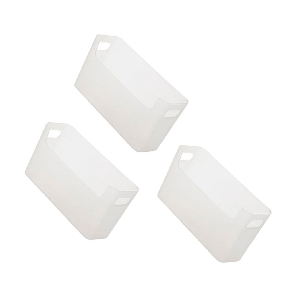 Milue 3Pcs Wall Mounted Organizing Box Space Saving Storage Solution No ...