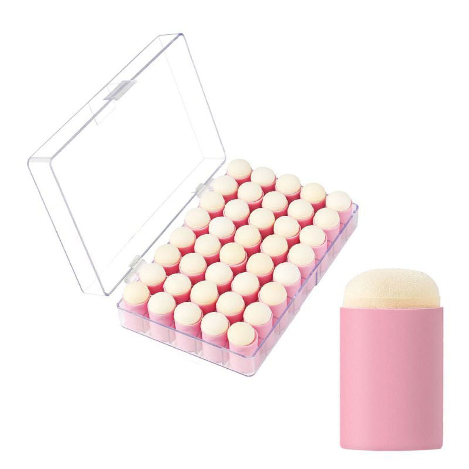 Milue 40PCS Finger Sponges Craft Sponge Daubers Set with Storage Box ...