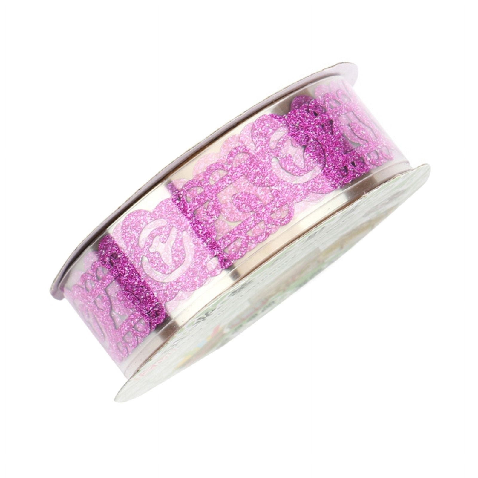 Milue 5 Rolls Sparkling Glitter Lace Tapes for Album Photo Frame ...