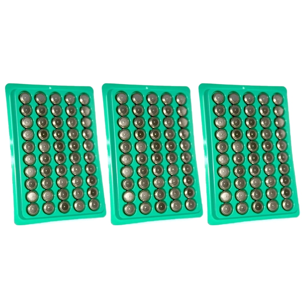 Milue 50/100/150x AG13 Button Coin Cell Battery LR44 AG13 140mAh 1.55V ...