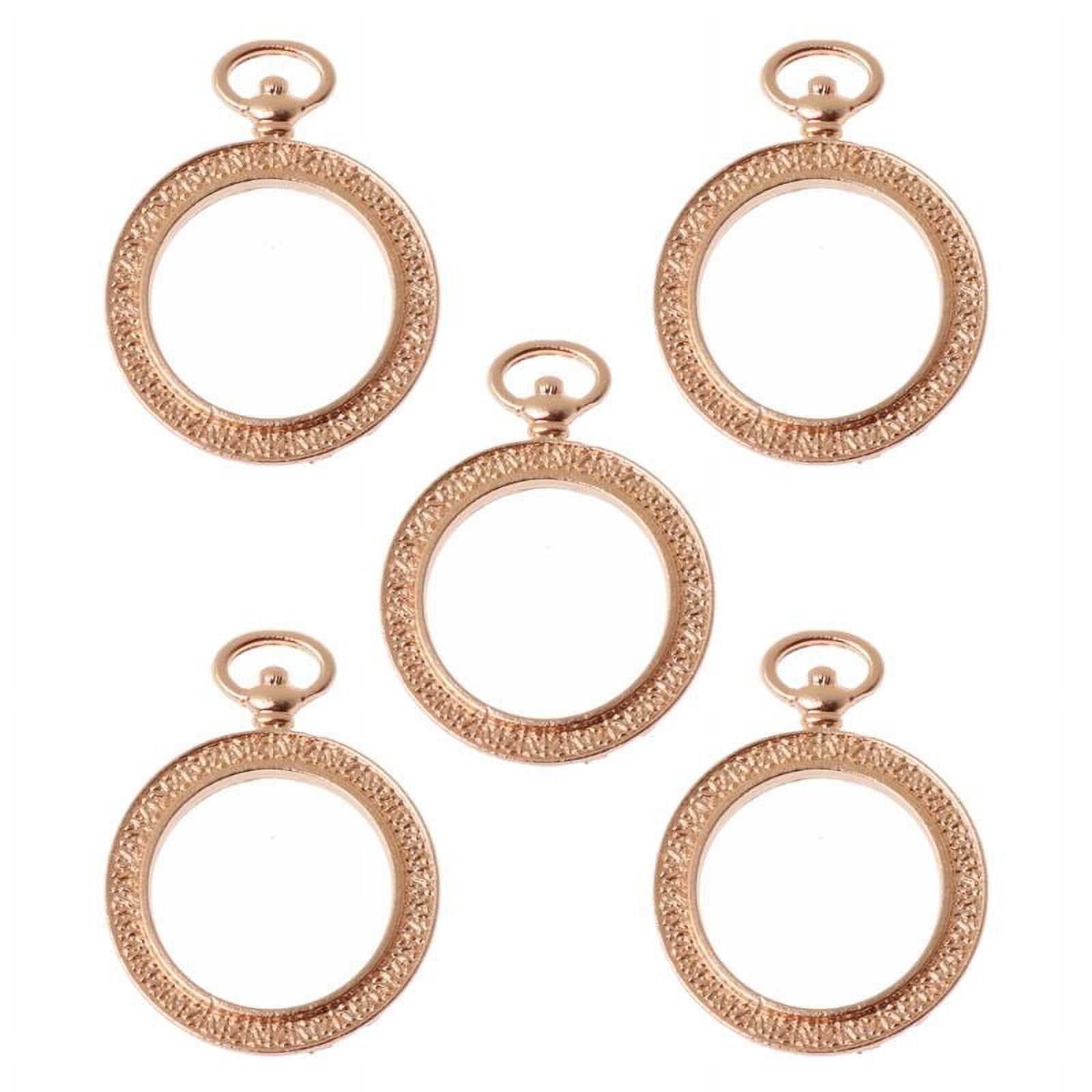 Milue 5pcs Stereo Pocket Watch Frame Alloy Mold Box Shape Molds DIY ...