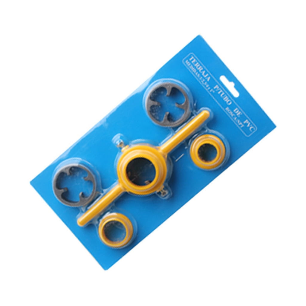 Milue (6pcs) Manual Water Pipe Die Set Tool NPT Thread PVC Thread ...