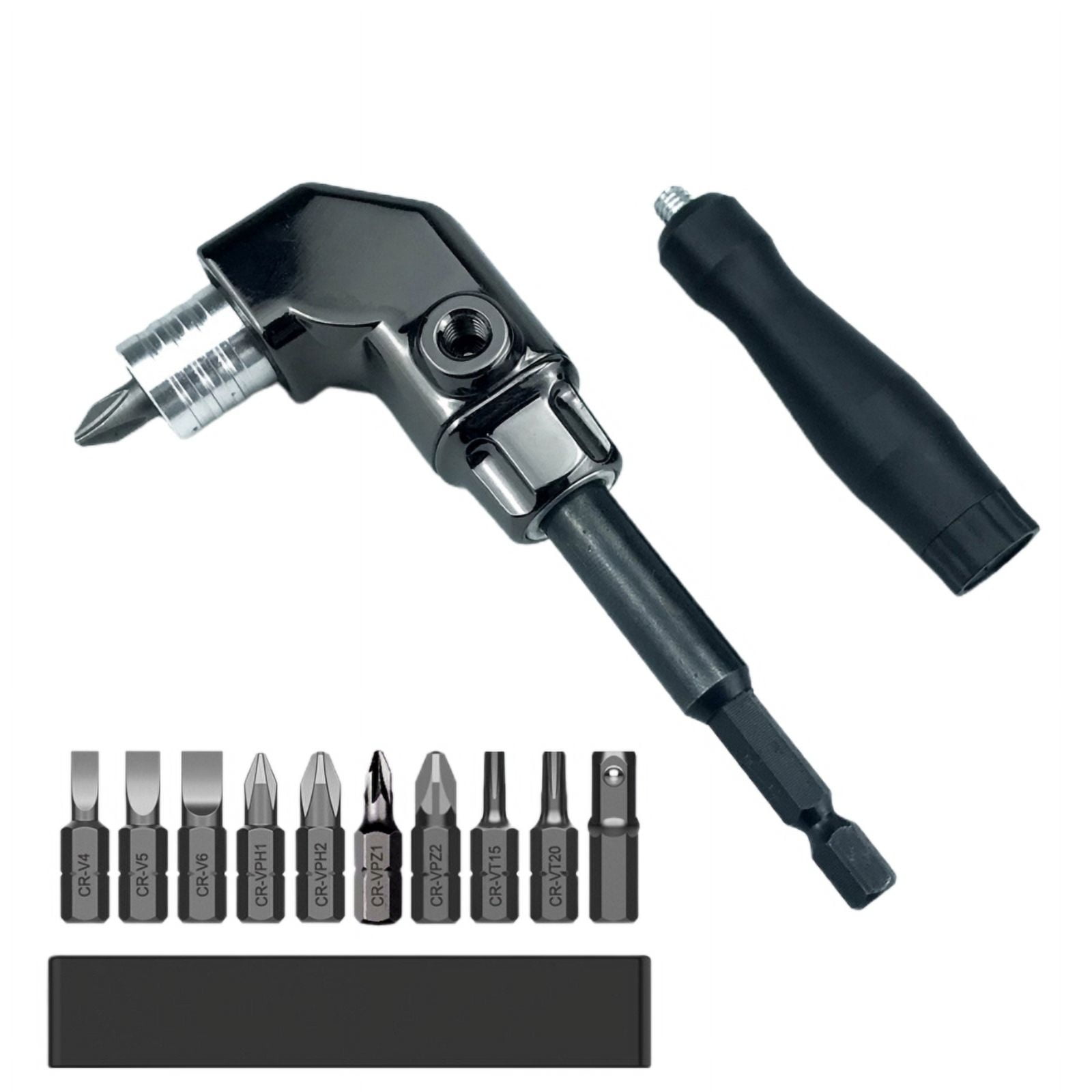 Milue 90 Degree Corner Device Screwdriver Socket Adapter Drill Bit ...