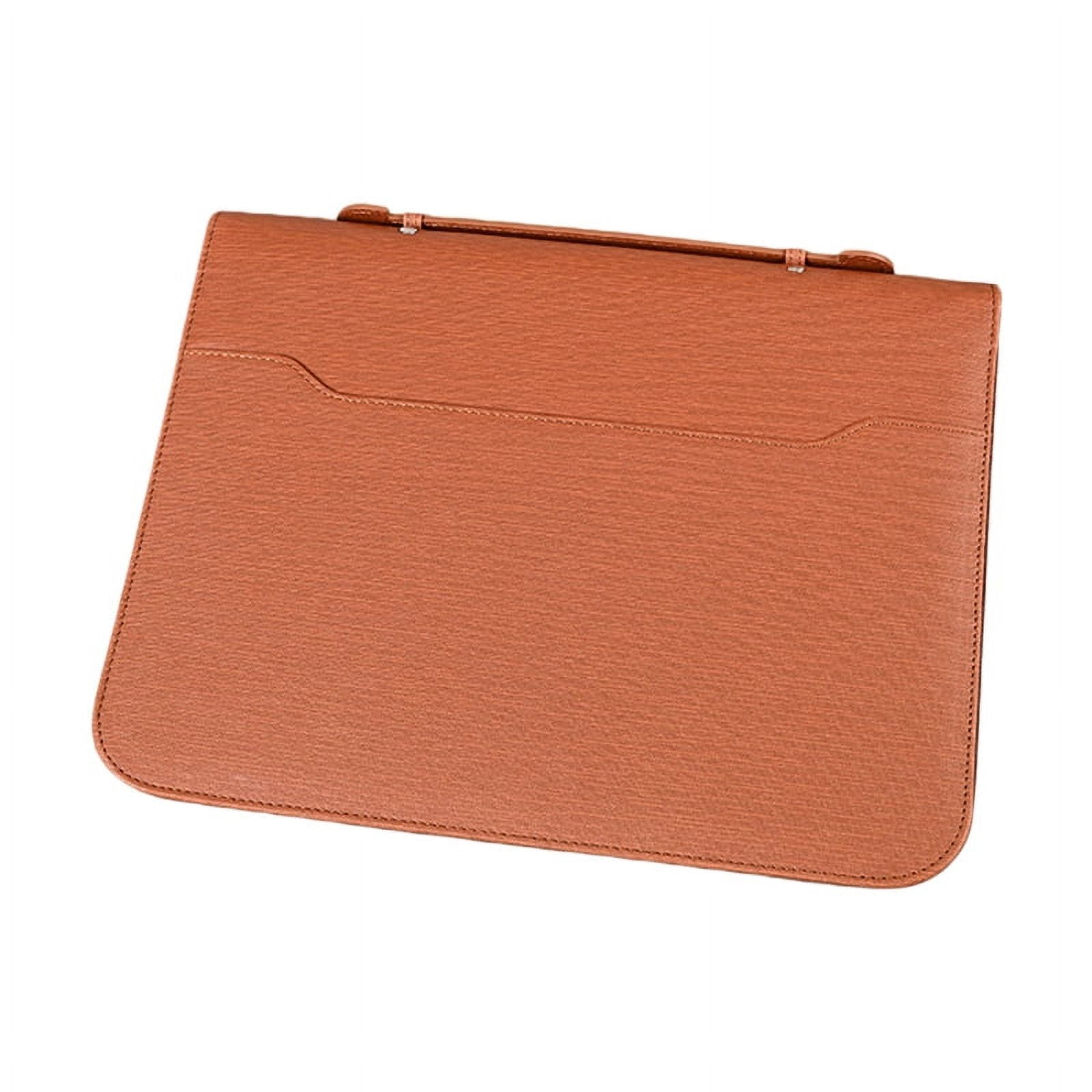 Milue A4 PU Leather File Folder with Calculator Organizer Document Pads ...
