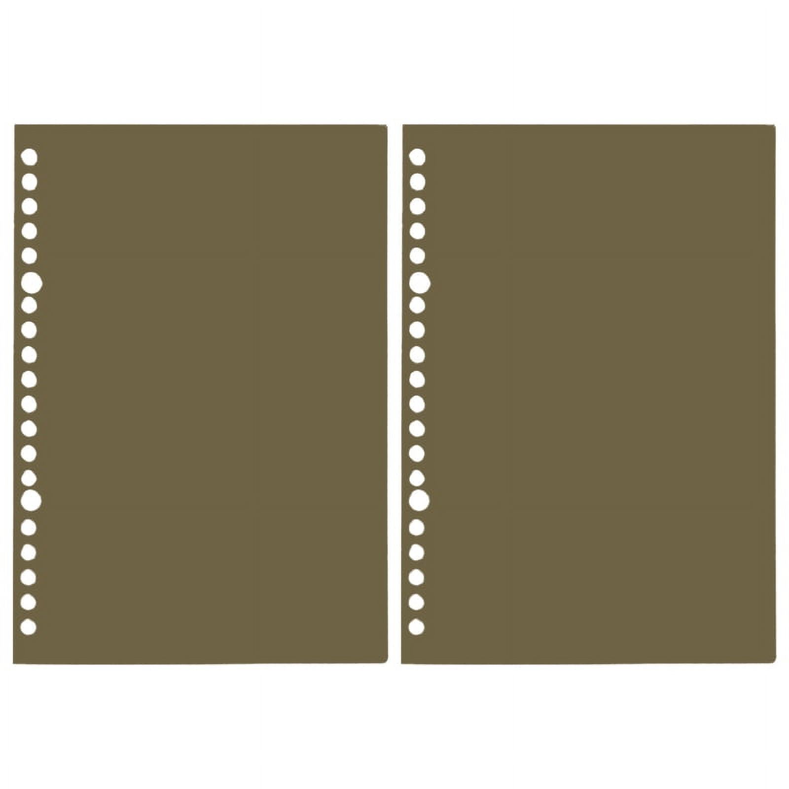 Milue A5/B5 Notebook Page Binder Candy Colored PP Loose-leaf Covers 20/ ...