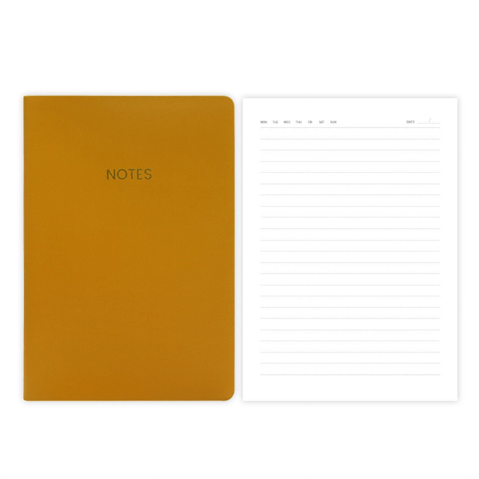 Milue A5 Planner Soft PU Business Notepad Morandi PU Scetch Book PU ...