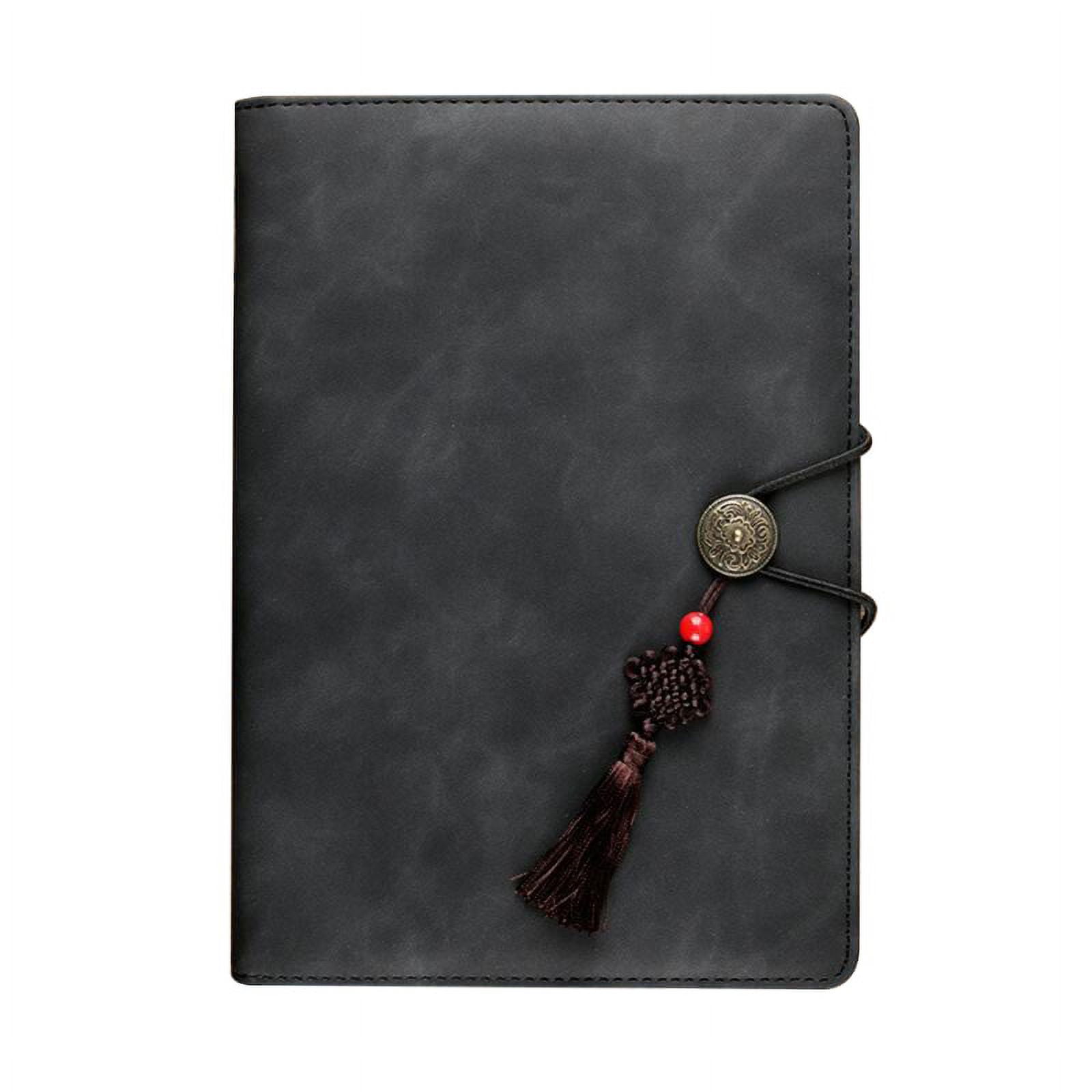 Milue A5 Retro Leather Diary Replaceable Stationery Notebook Vintage ...